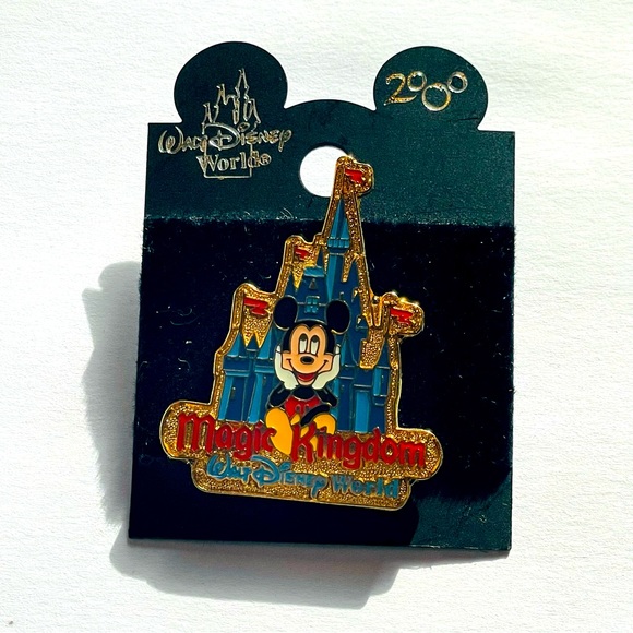 Disney | Jewelry | Vintage Walt Disney World Magic Kingdom Pin | Poshmark